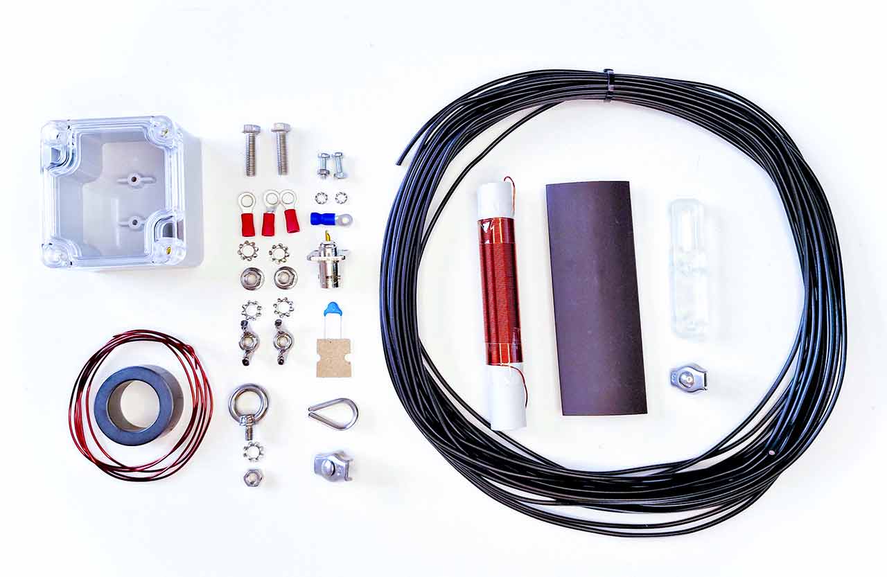 Mini End Fed Multiband Antenne DIY-KIT – Bonito Hamradio